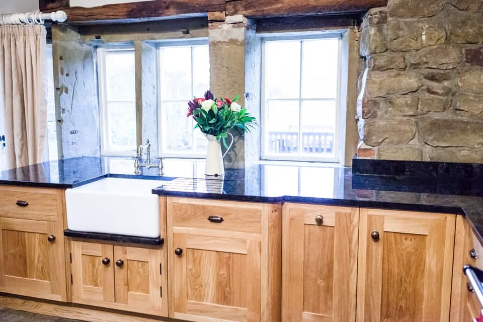 Country Oak and Hand Painted Kitchen - Love Wood Kitchens